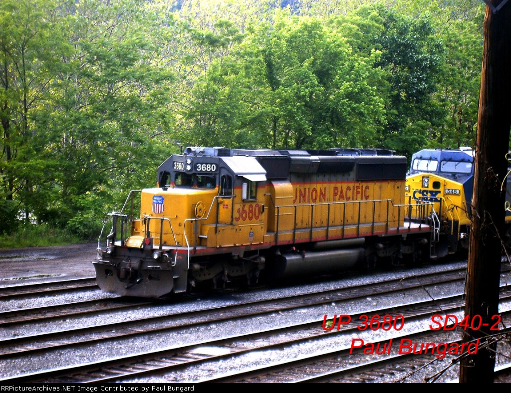 UP 3680 SD40-2 08/01/2005